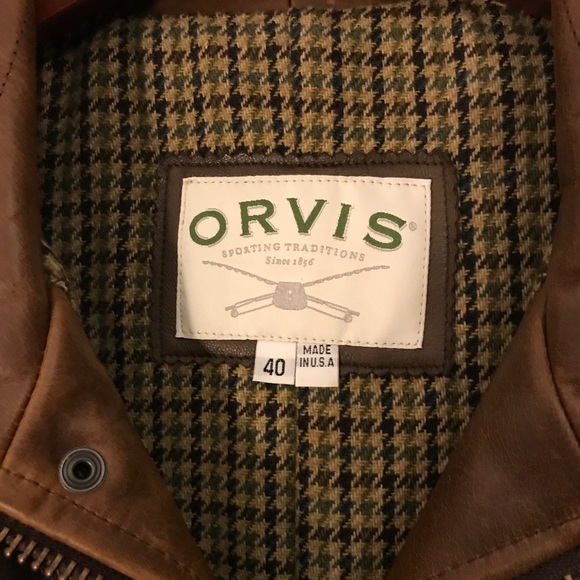 Orvis | Jackets & Coats | Denver Leather Jacker By Orvis | Poshmark